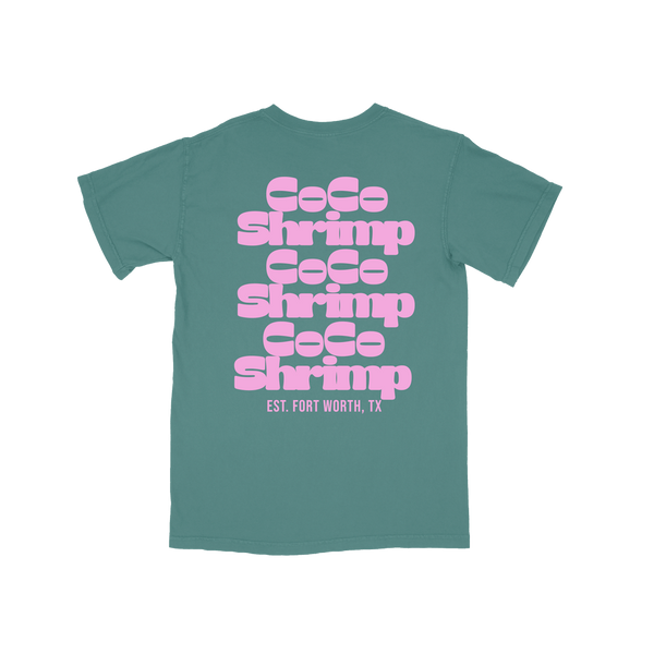 Logo Tee - White Print – Coco Shrimp Merch